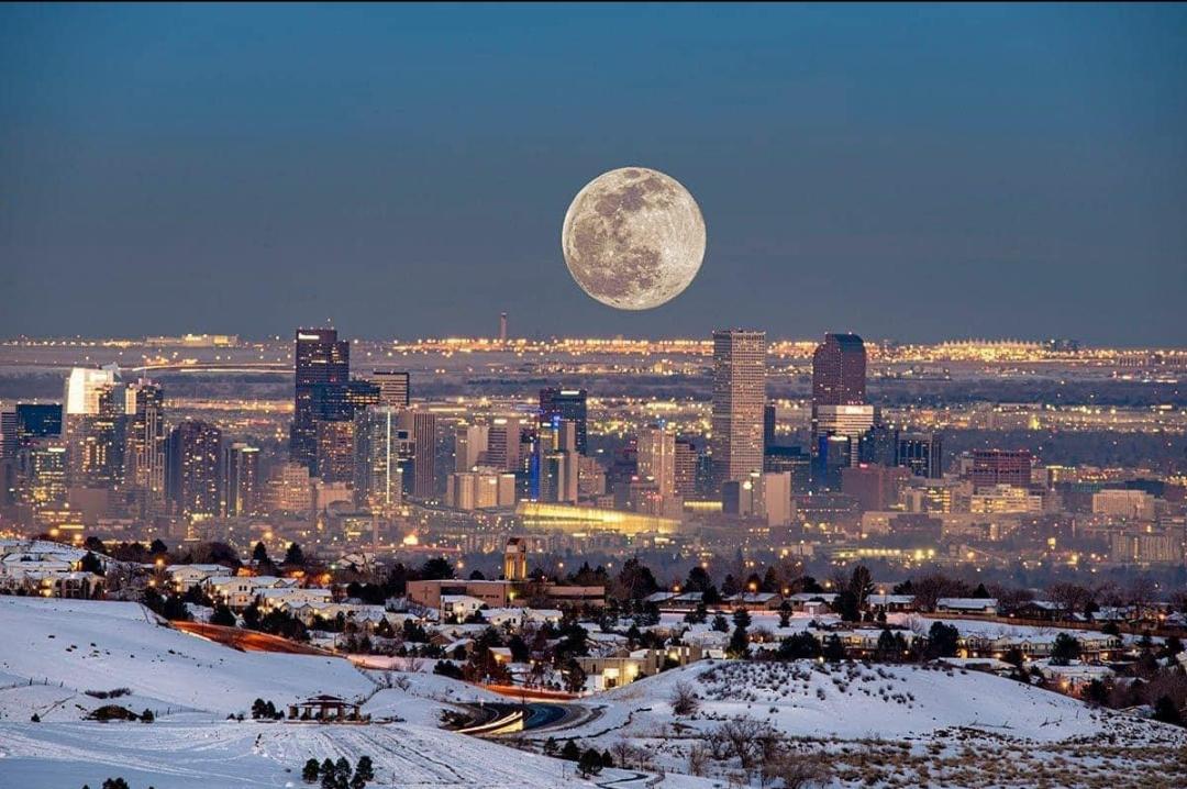 Denver, CO from Red Rocks amphitheater - MyConfinedSpace