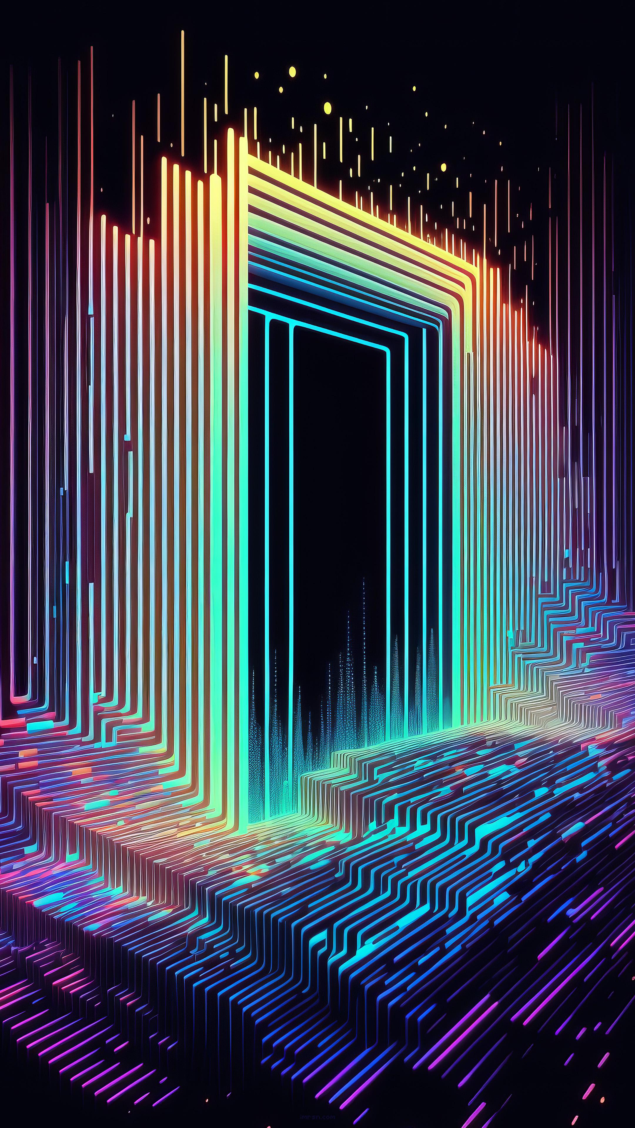 Digital Doorway 4K {2160×3840} by a.i. - MyConfinedSpace