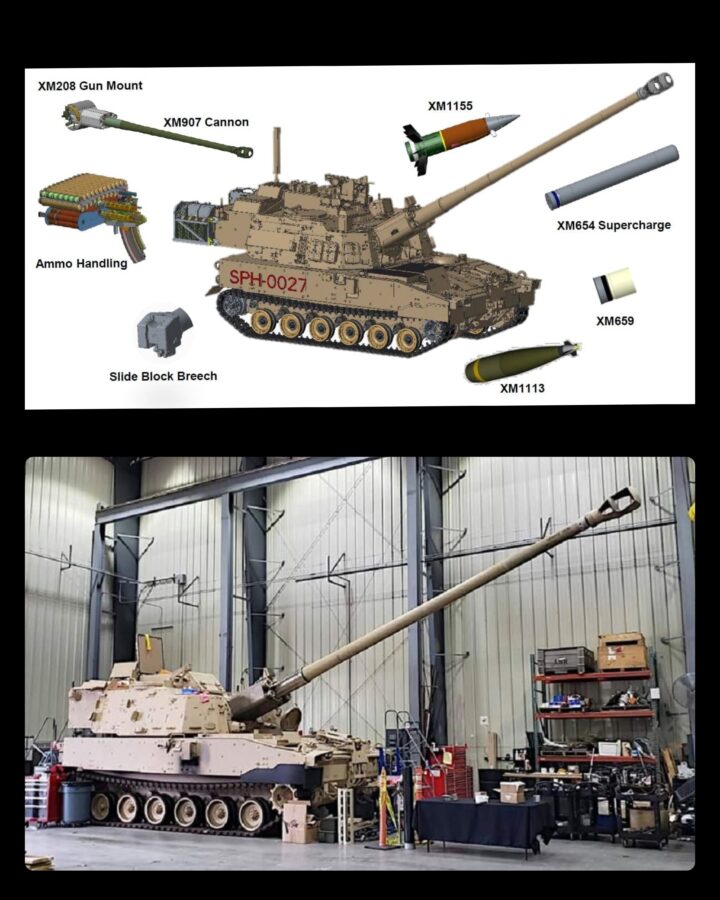 More images of the US new M1299,including its new XM1155 shell which ...