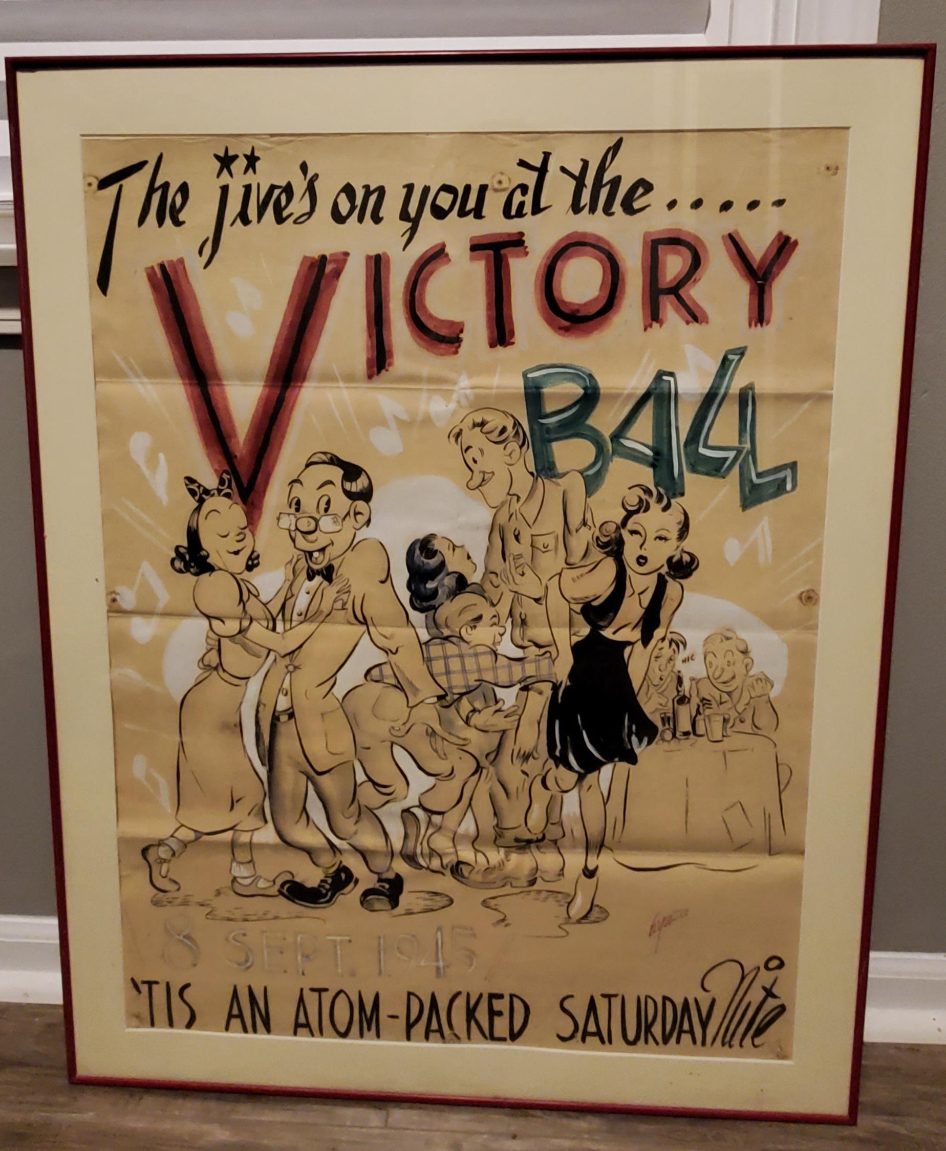 Victory Ball Poster -1945 - MyConfinedSpace