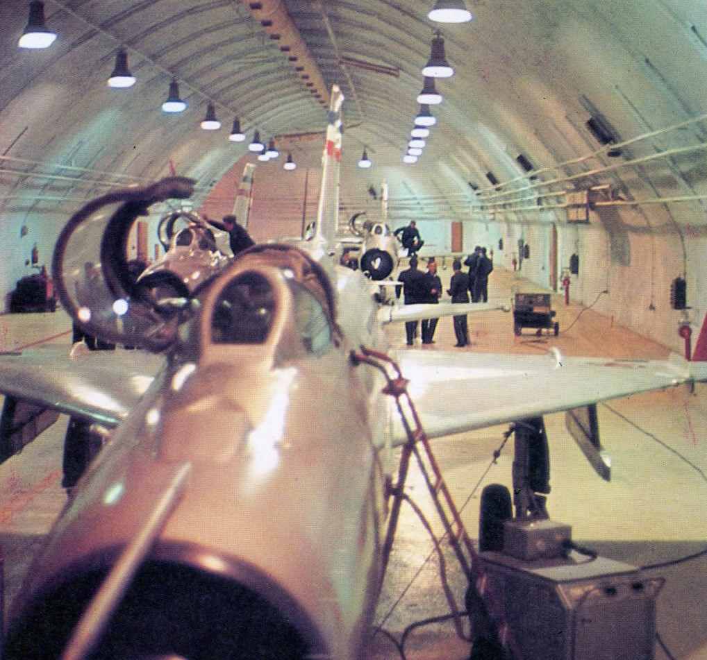 Yugoslav MiG-21 inside underground air base Željava [1018×951 ...