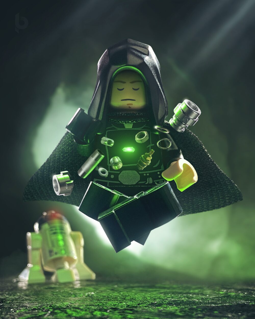 Luke Skywalker assembling his lightsaber – Inspired by the amazing ...