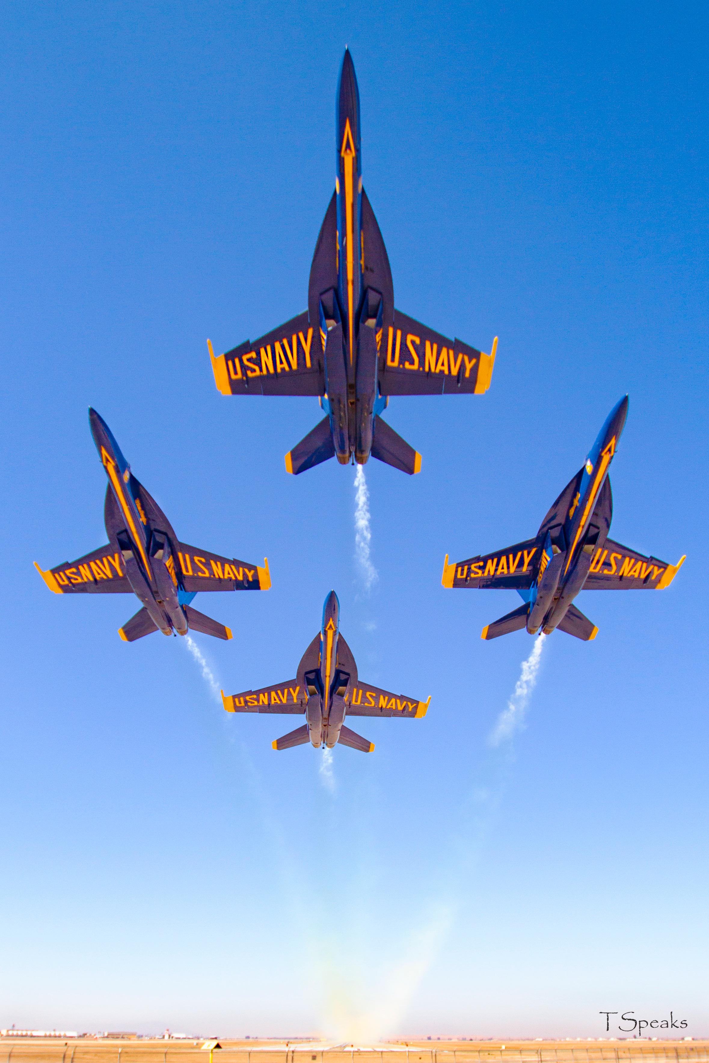 Blue Angels takeoff, winter training 2023. Photo by my fiancé, TSpeaks ...