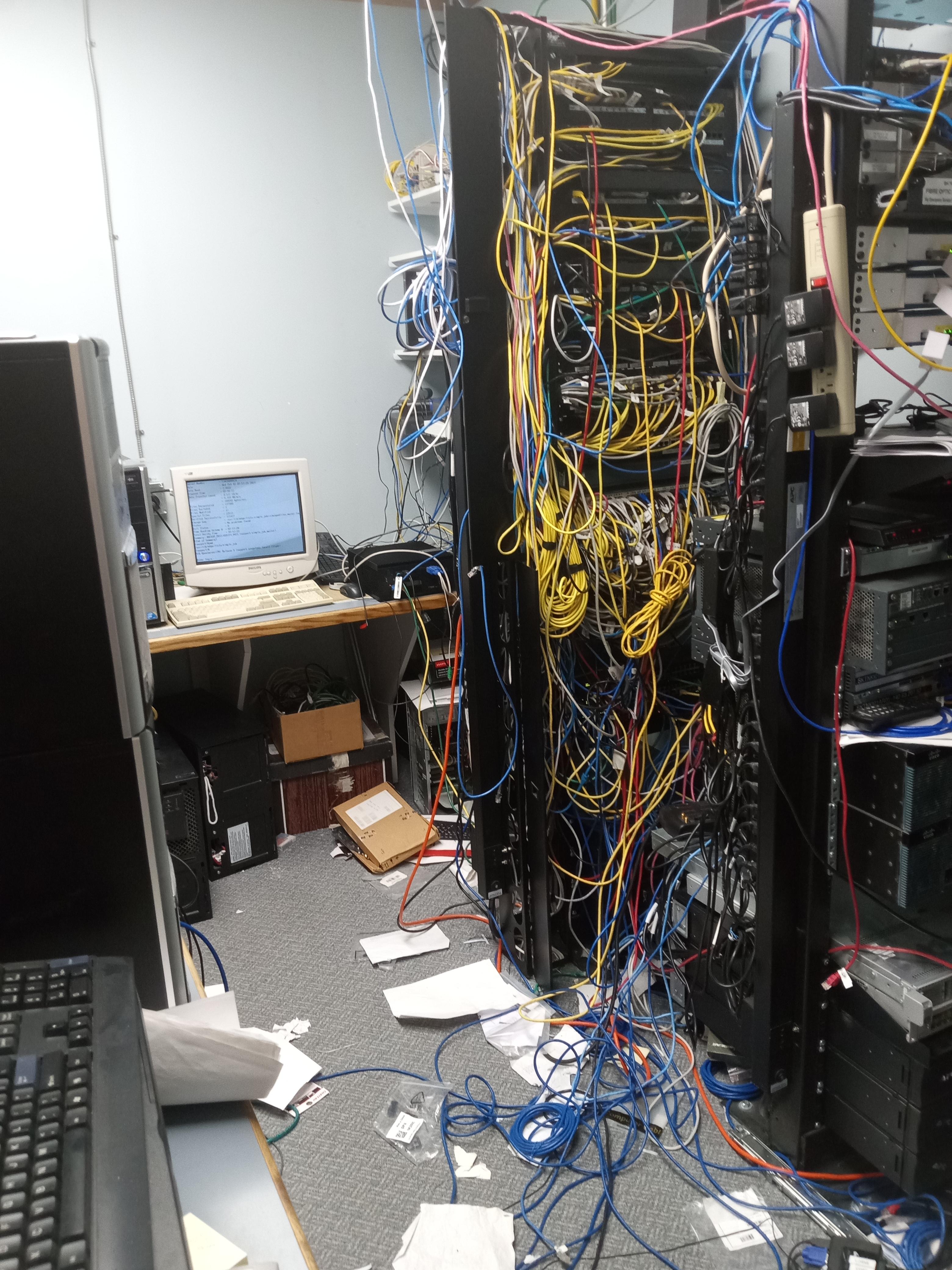 Server room. (After it was cleaned up!) « MyConfinedSpace