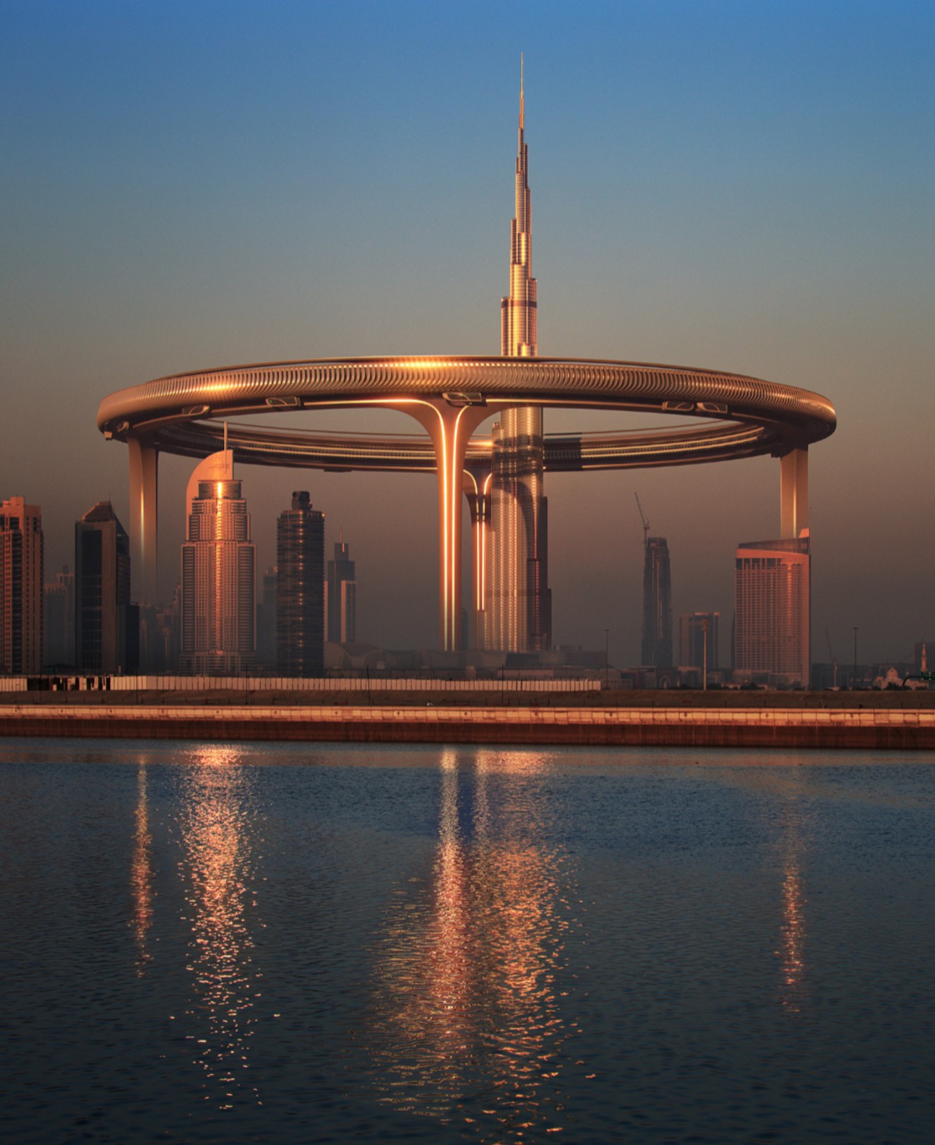 Dubai’s Futuristic “Downtown Circle” project under the Dubai 2040 plan ...