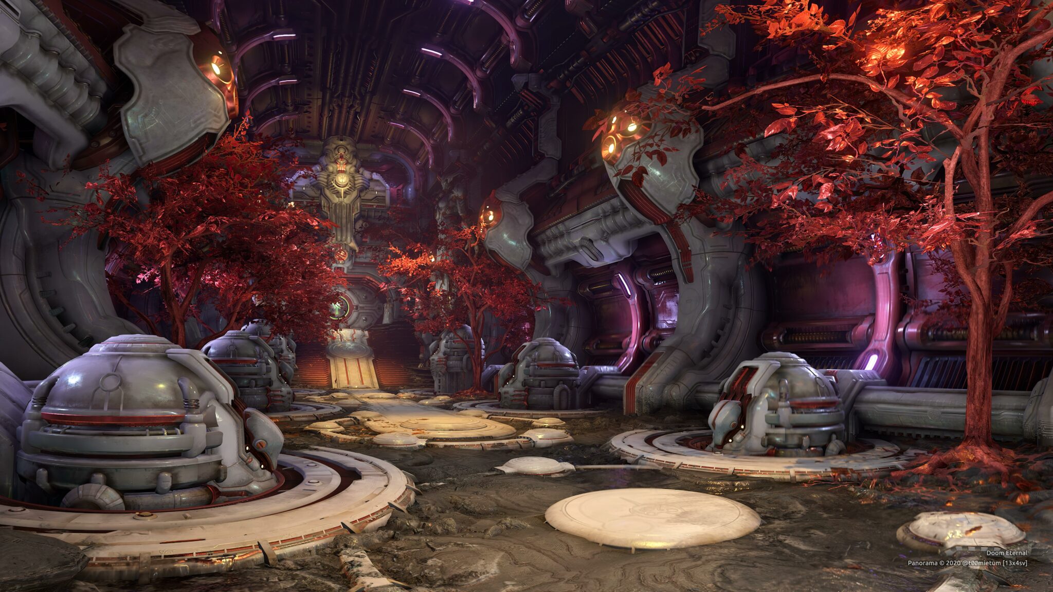 Doom Eternal 8k panorama (OC) [8192 x 4608] - MyConfinedSpace