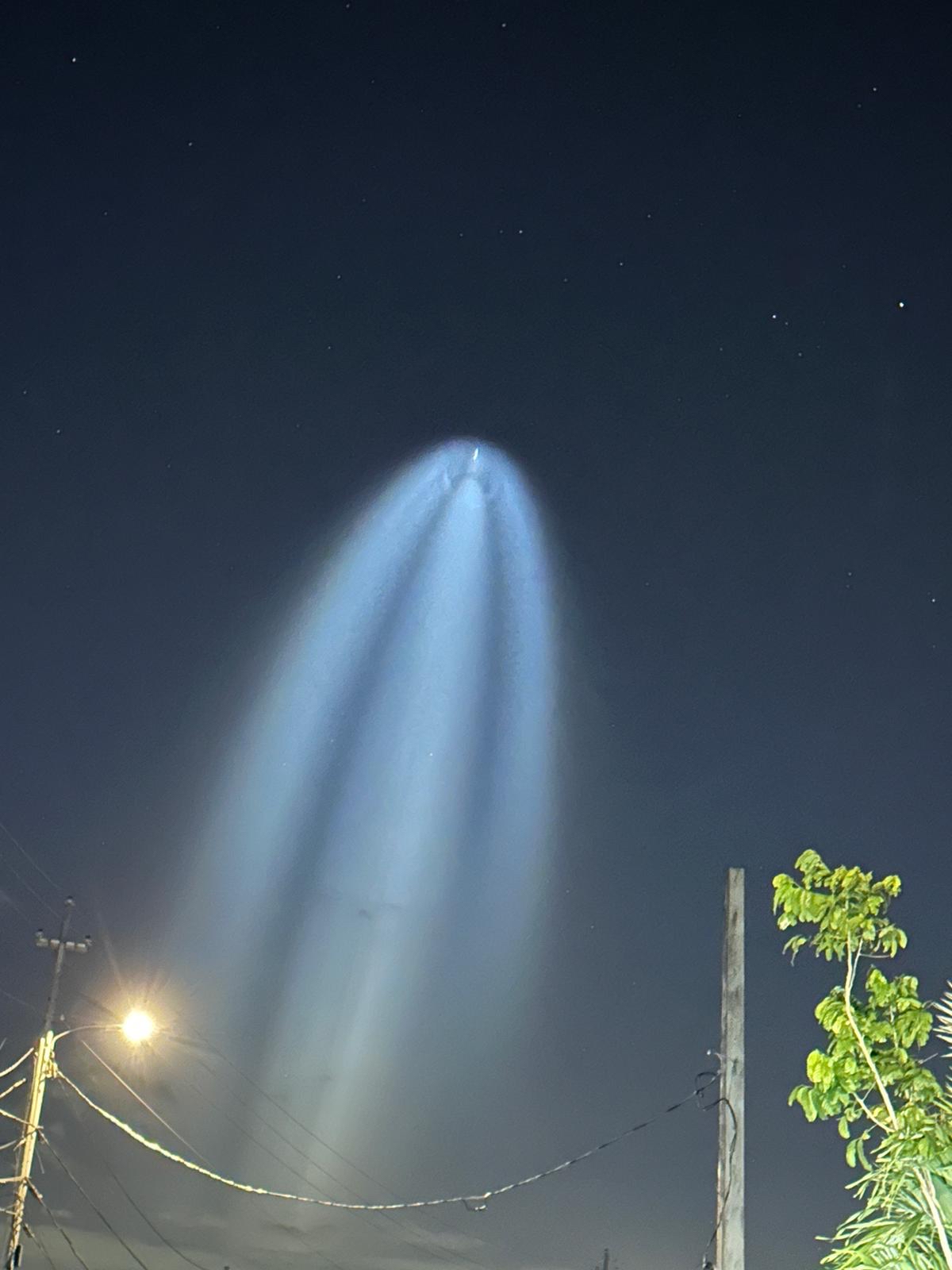 Falcon 9 Launch as seen from Puerto Rico - MyConfinedSpace