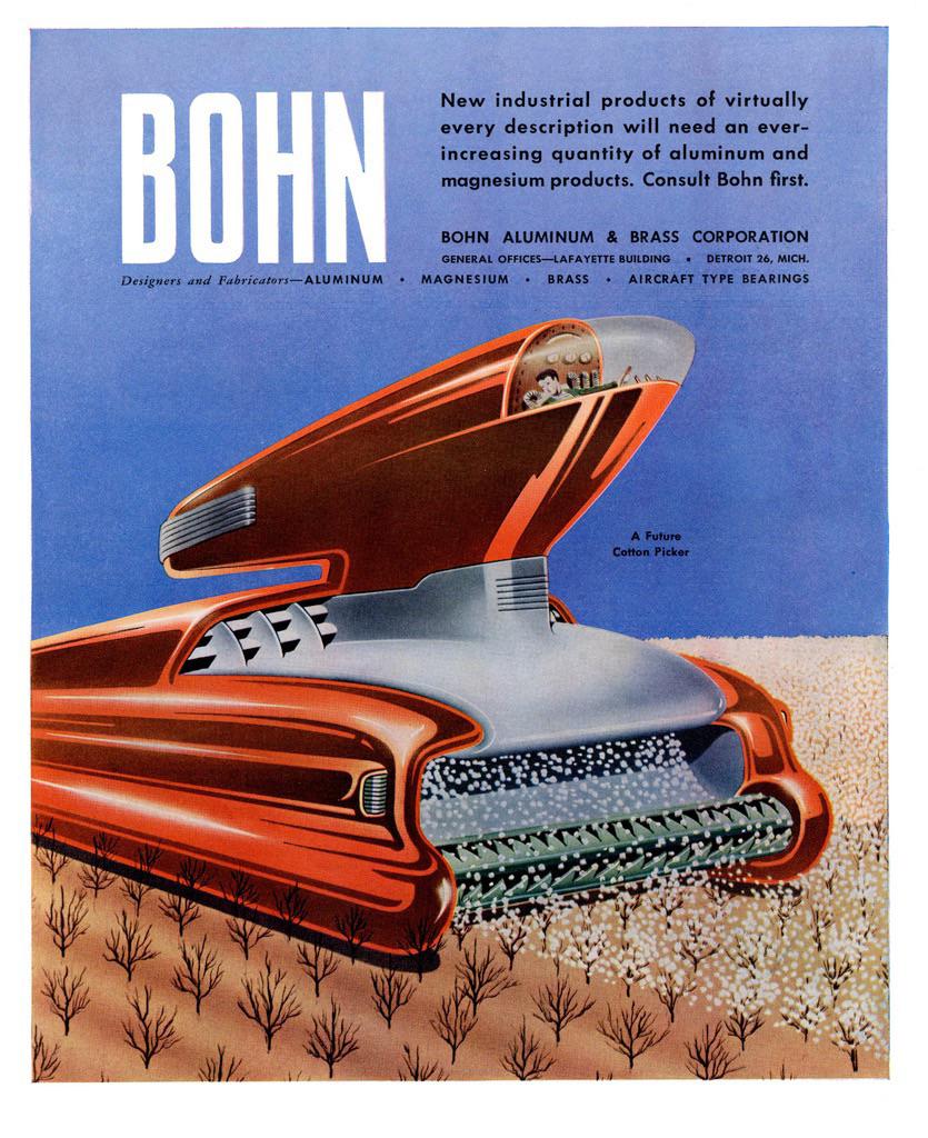 Bohn Aluminum and Glass Corporation print ad, 1948 - MyConfinedSpace