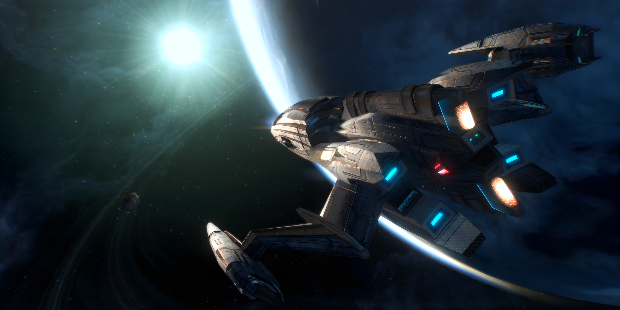 Customized Andorian starship from Star Trek Online - MyConfinedSpace