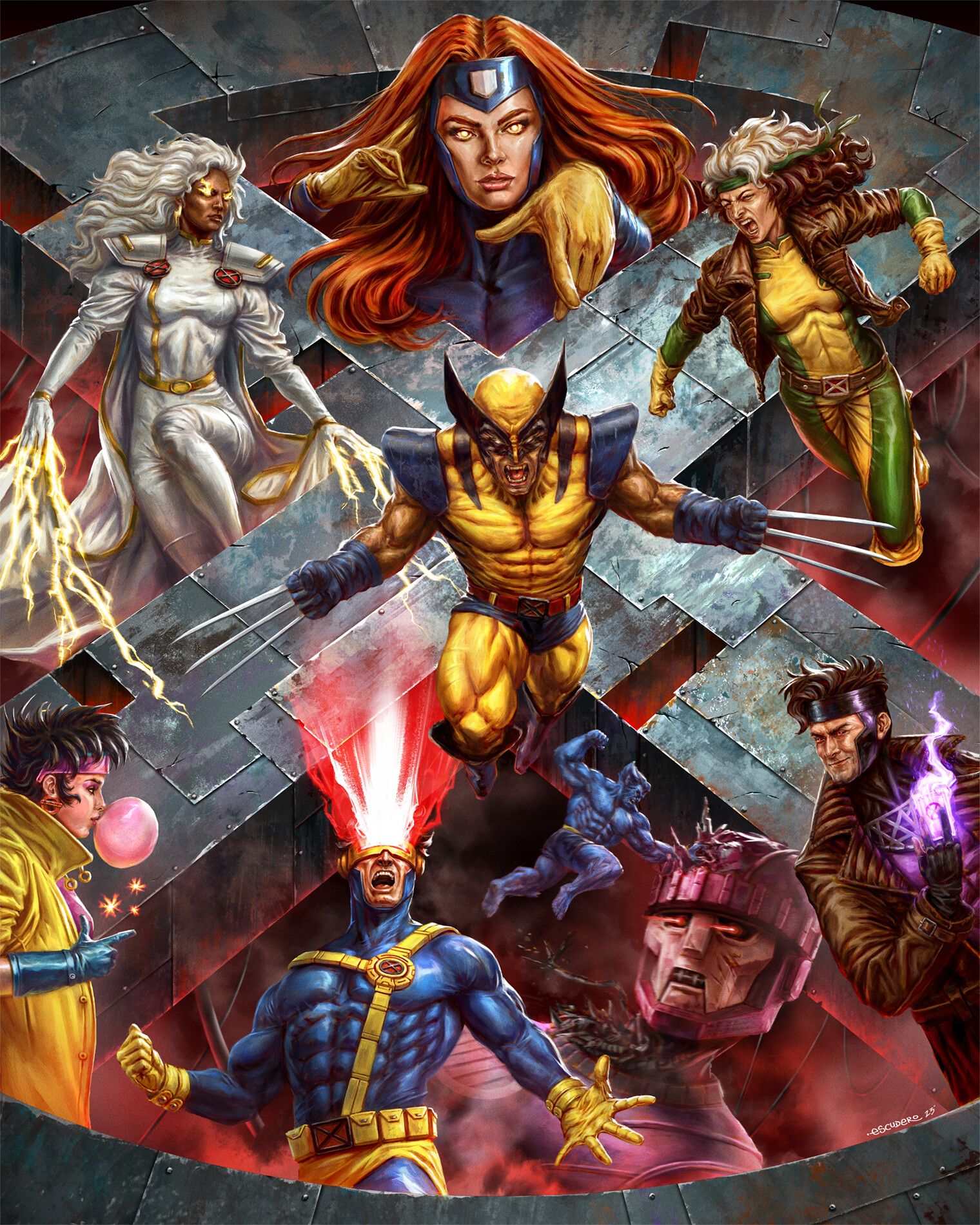 90s X-Men by Álvaro Calvo Escudero - MyConfinedSpace