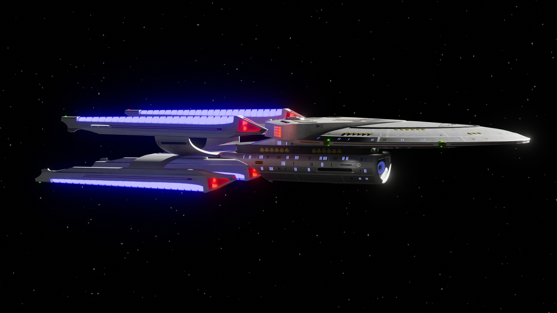 My First Star Trek ship design and Blender project (that was not a ...