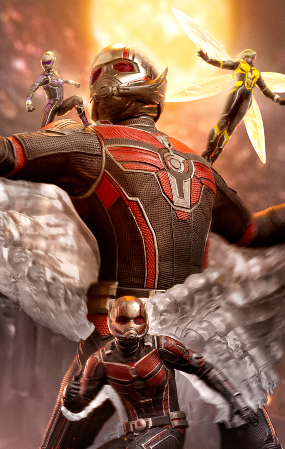 The Ant-Man and his allies explore the Quantum Realm in the new statue ...