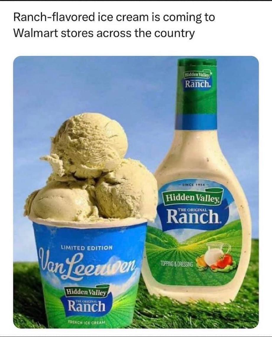 Ranch Flavored Ice Cream « MyConfinedSpace