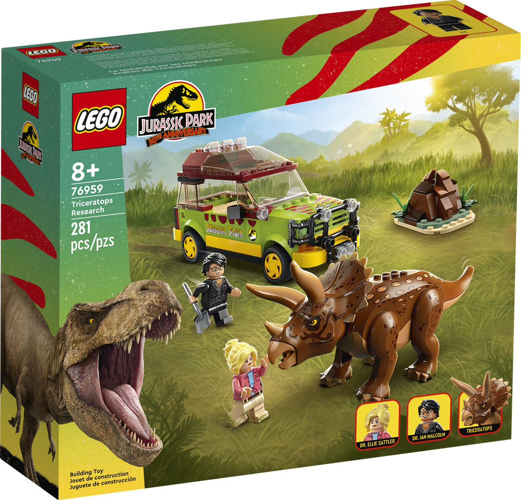 LEGO Jurassic Park Triceratops Research (75959) Review - MyConfinedSpace