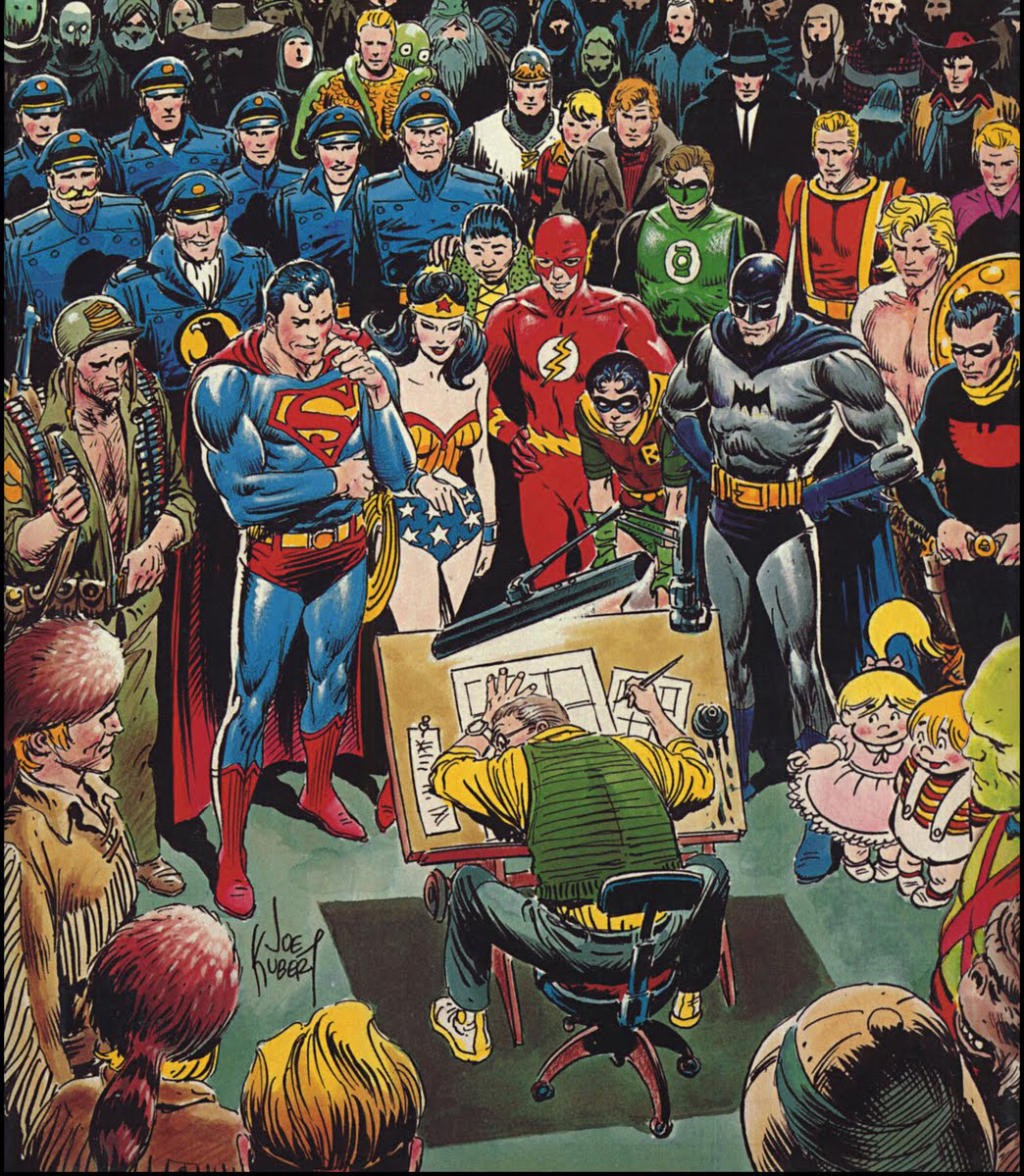 Farewell Joe Kubert artwork by Joe Kubert 1926 - 2012 - MyConfinedSpace