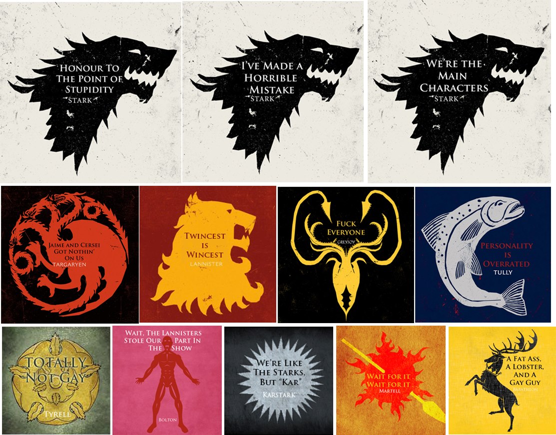 GOT Slogans - MyConfinedSpace