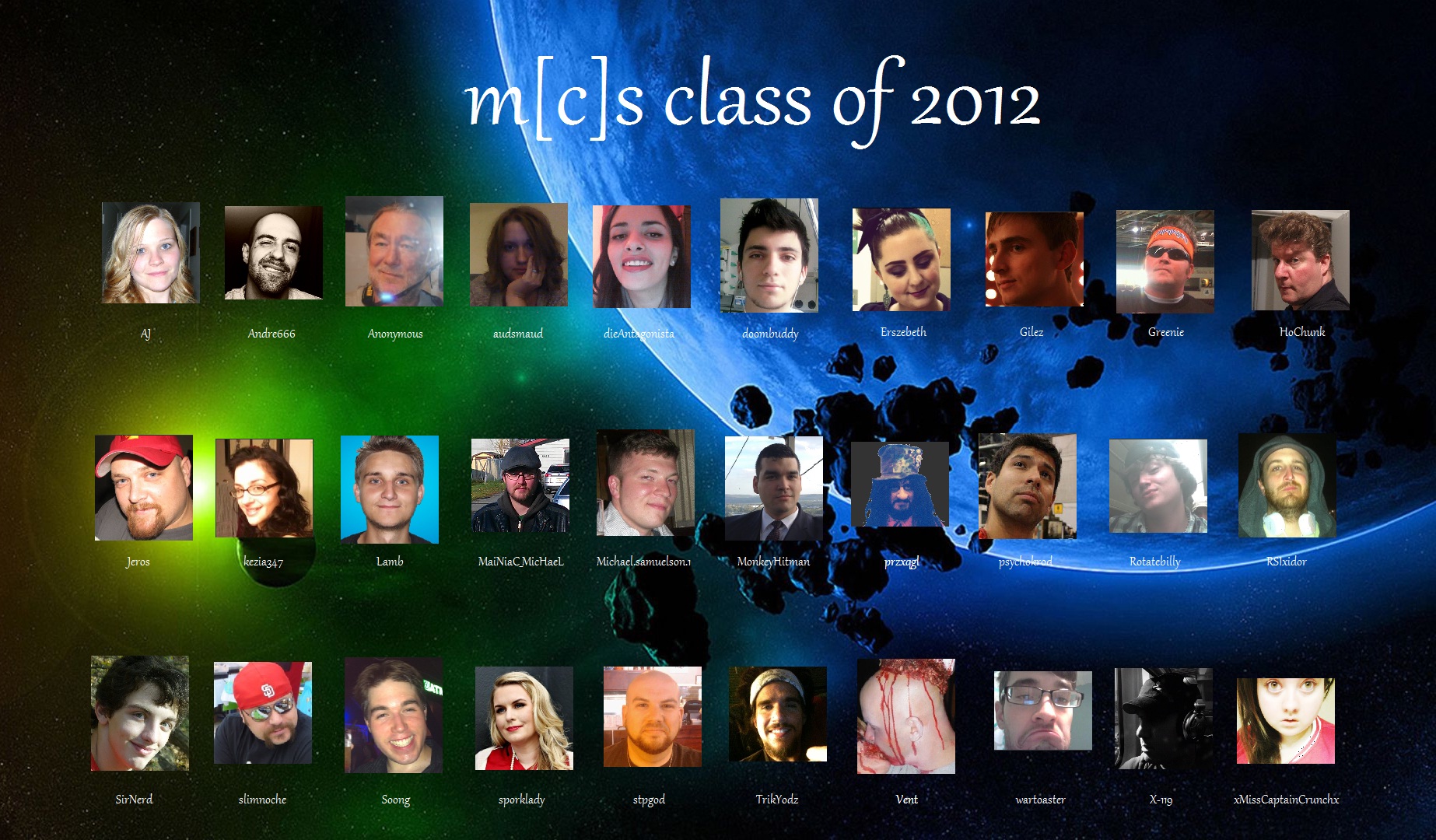 Class of 2012 - MyConfinedSpace