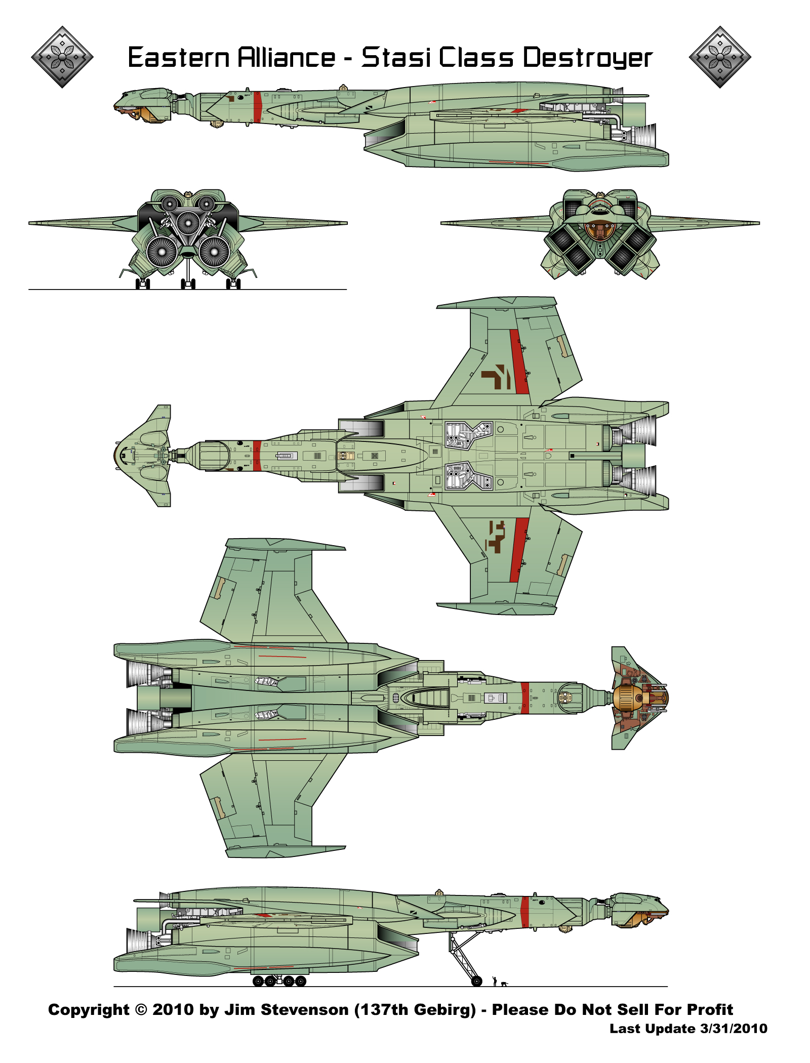 Eastern Alliance Destroyer - MyConfinedSpace