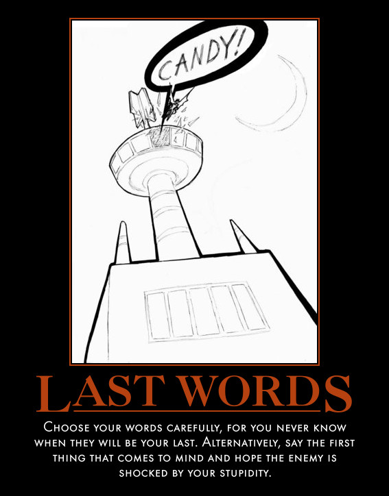 Last words - MyConfinedSpace