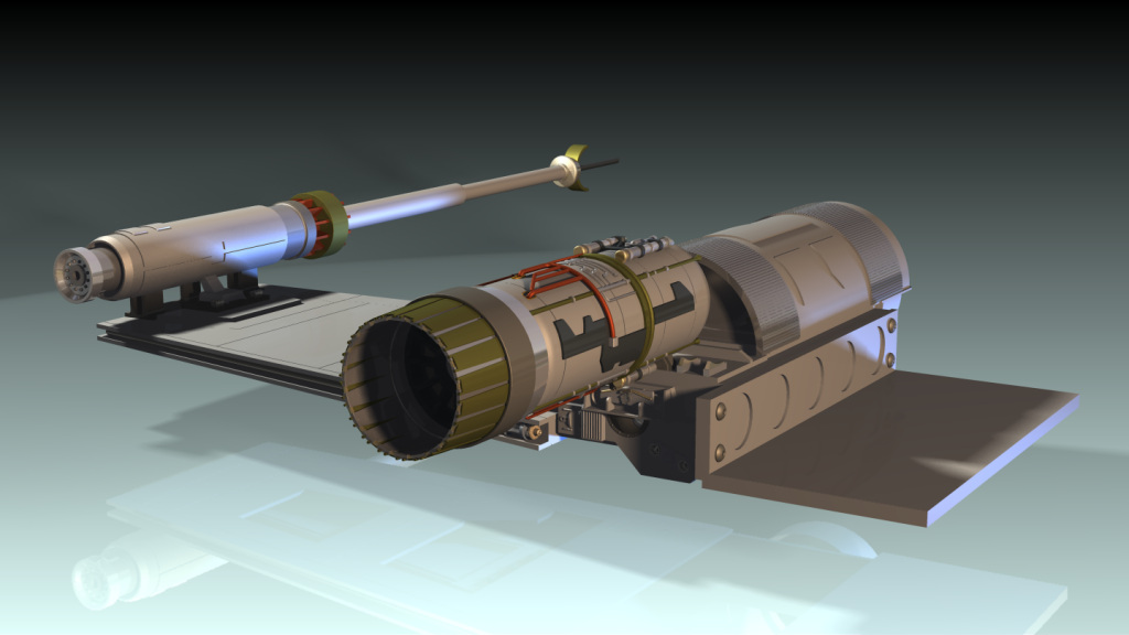 X-wing laser cannon renders | MyConfinedSpace