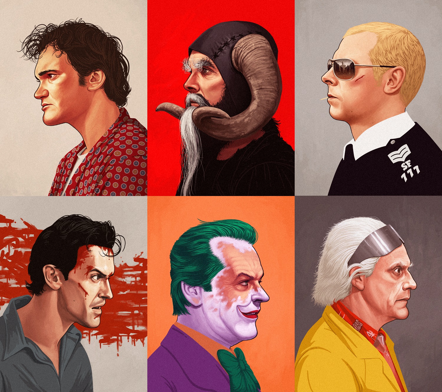 Movie Character Portraits - MyConfinedSpace