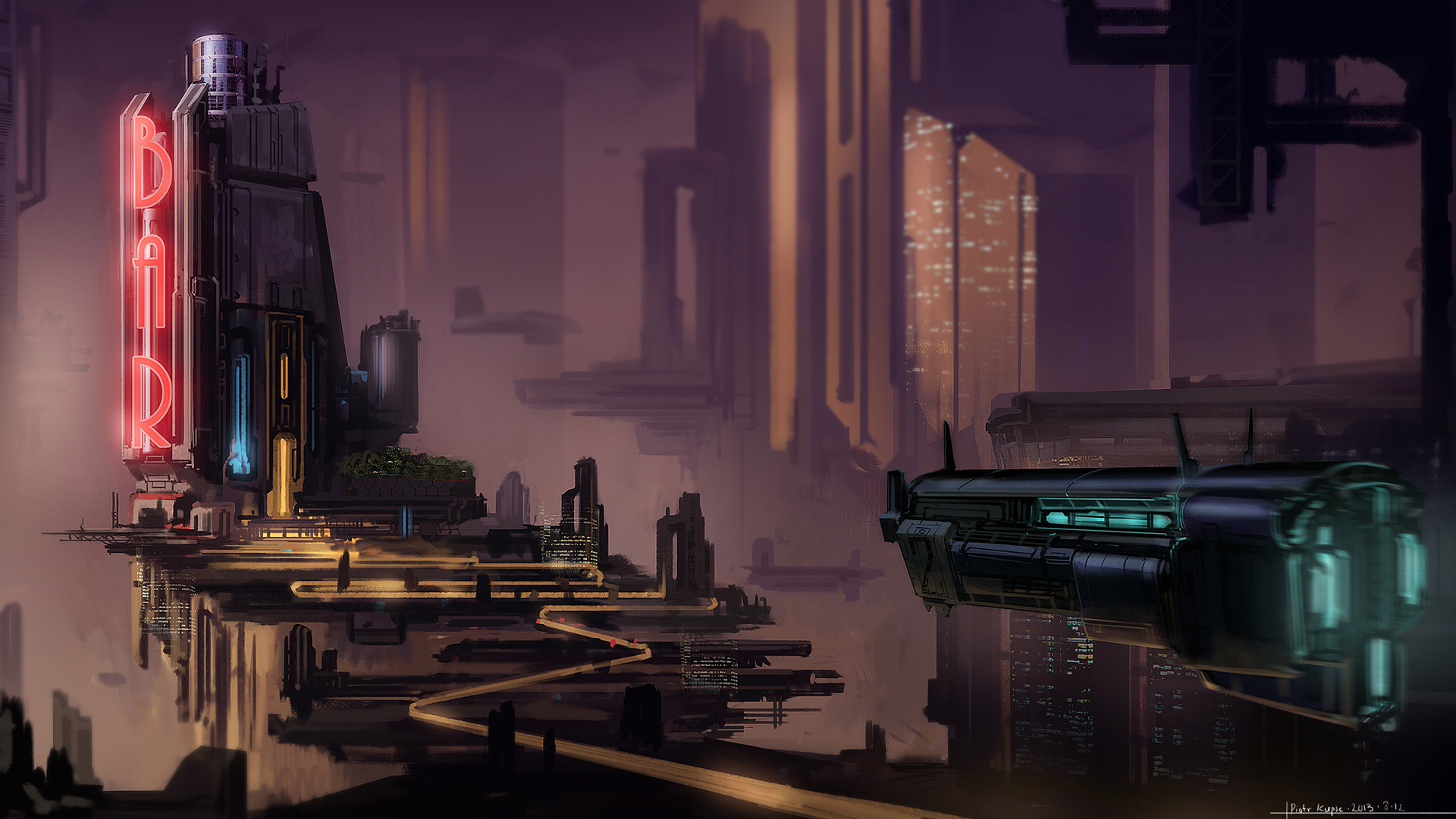 Science Fiction Illustrations - MyConfinedSpace