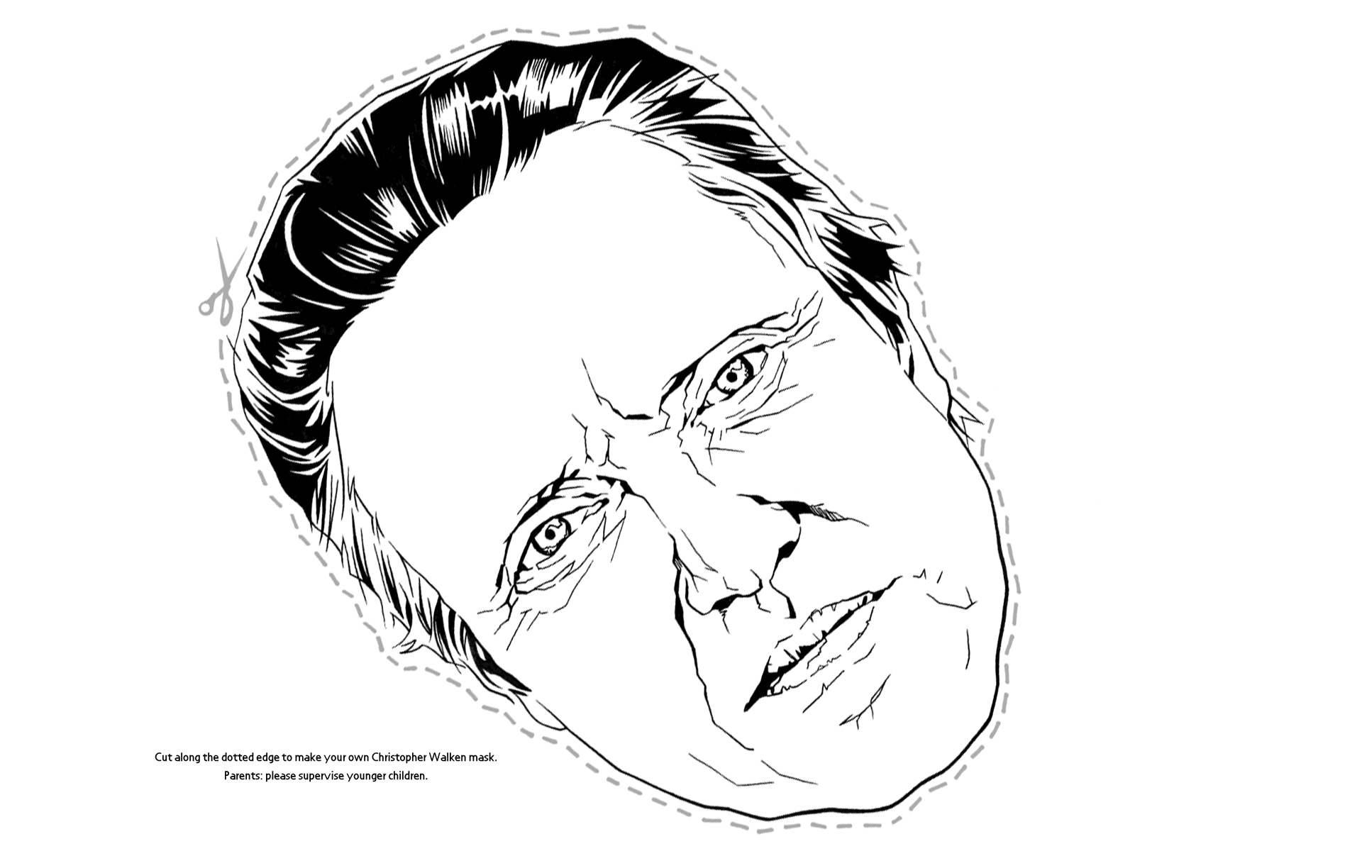 Christopher Walken Mask - MyConfinedSpace
