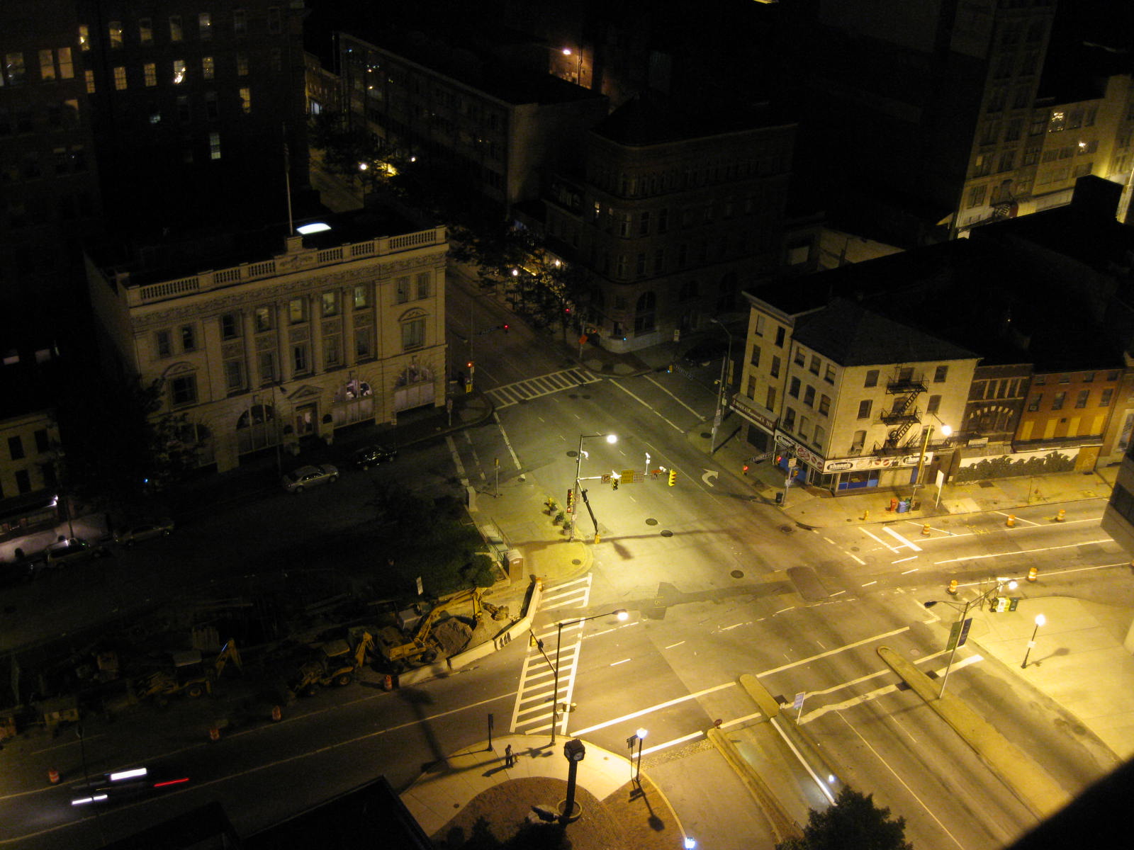 Intersection at Night - MyConfinedSpace