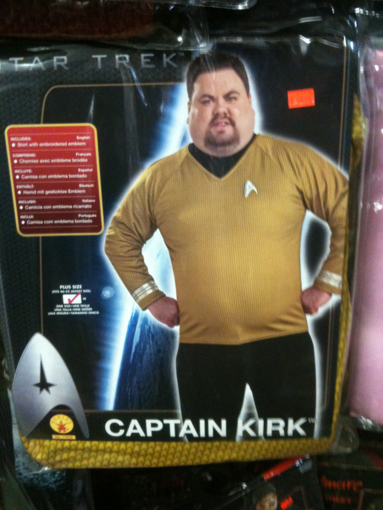 Fat Kirk costume - MyConfinedSpace