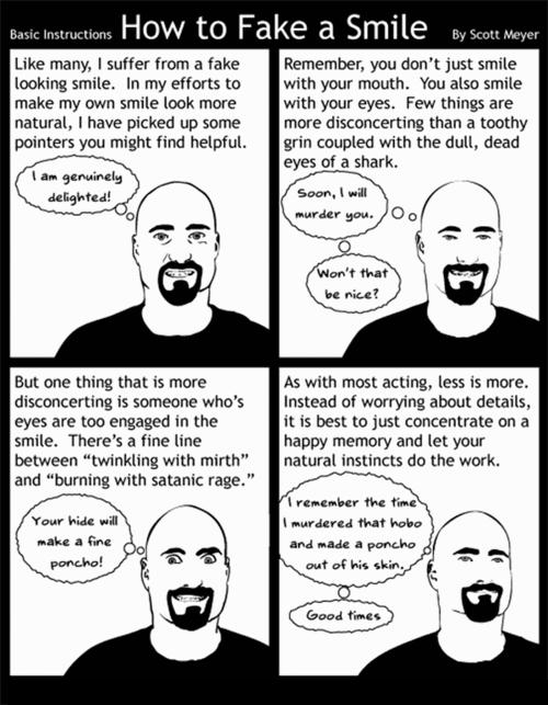 fake smile - MyConfinedSpace MyConfinedSpace