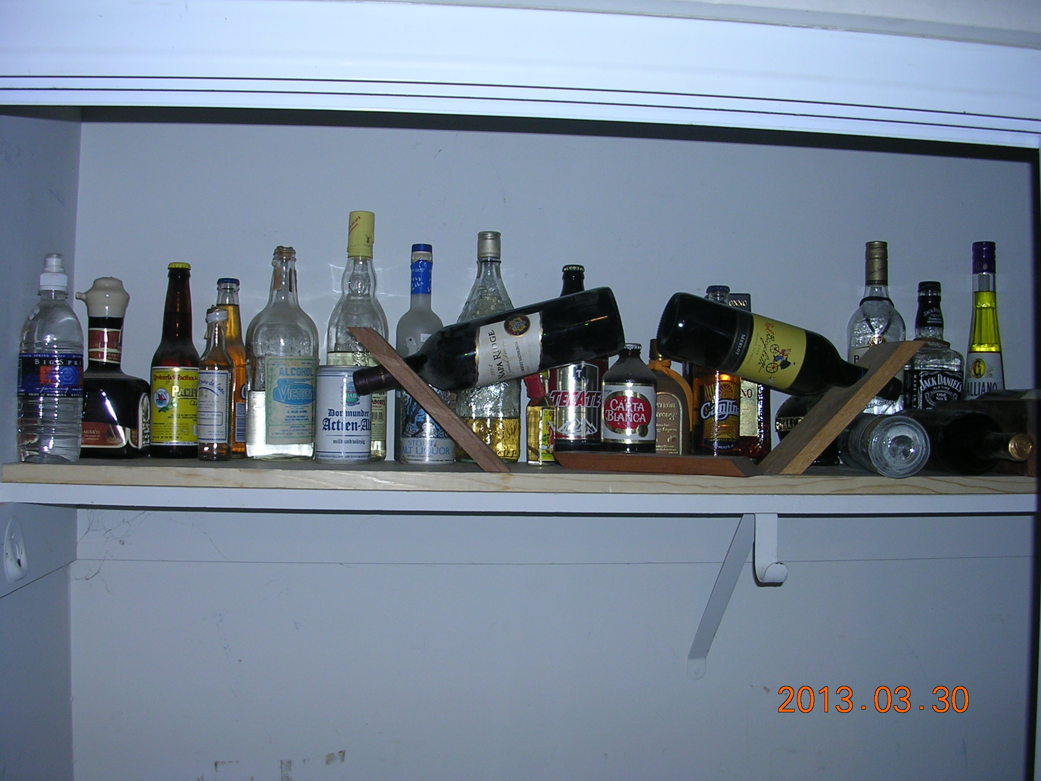 My dad alcohol collection - MyConfinedSpace