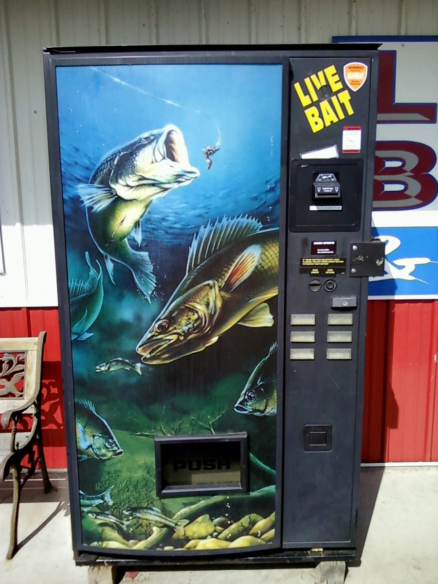 Live Bait Vending Machine - MyConfinedSpace