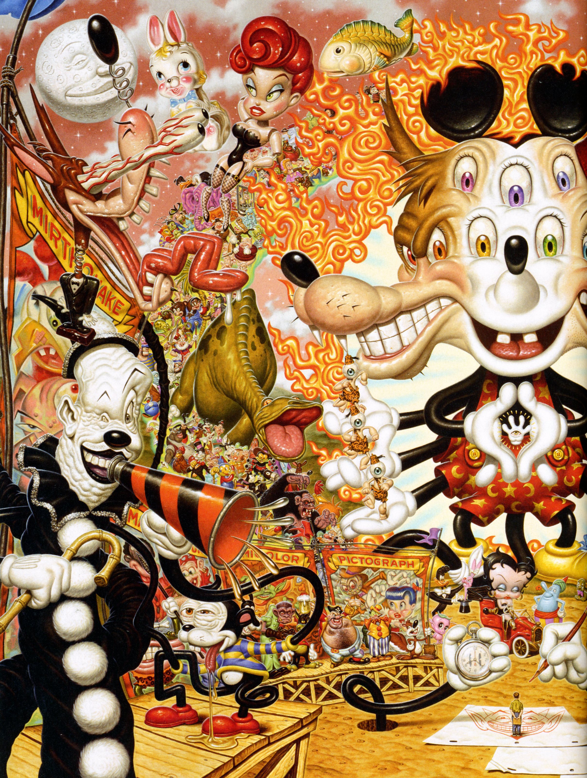 Acid Trip Cartoon Art - MyConfinedSpace