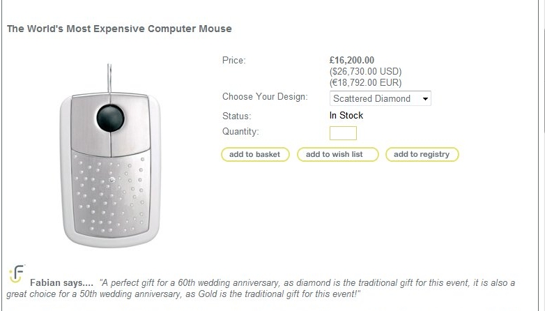 The World’s Most Expensive Computer Mouse - MyConfinedSpace