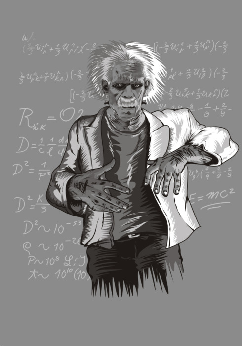 Zombie Einstein - MyConfinedSpace