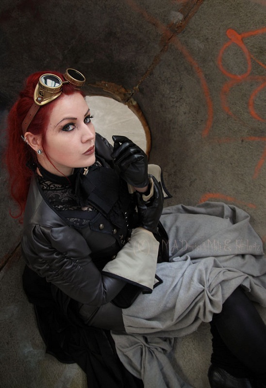 Cute steampunk girl - MyConfinedSpace