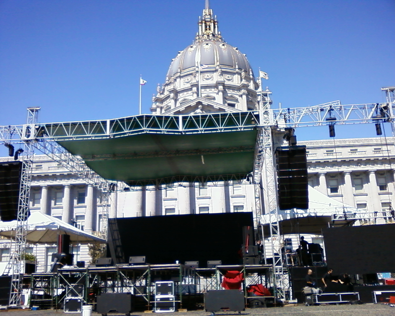 Gay pride stage done. - MyConfinedSpace