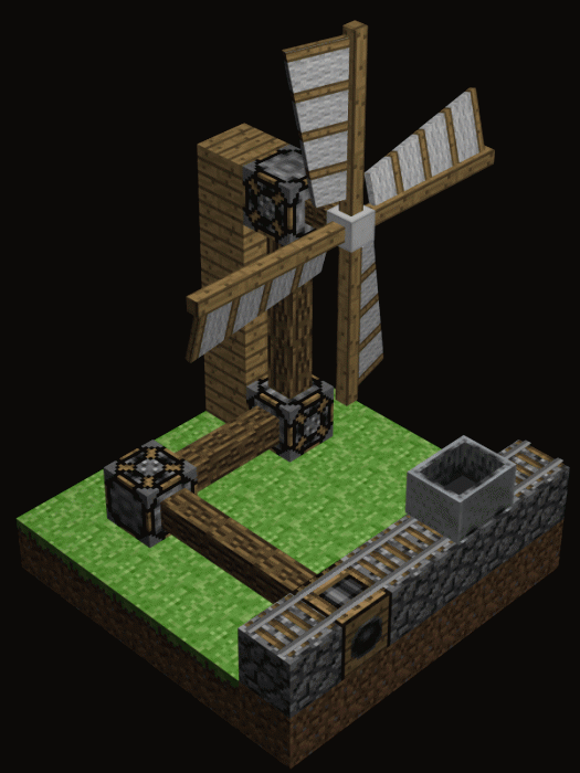 Minecraft windmill - MyConfinedSpace
