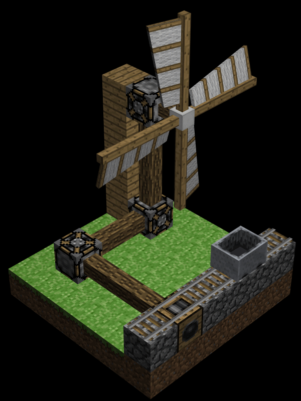 Minecraft windmill - MyConfinedSpace