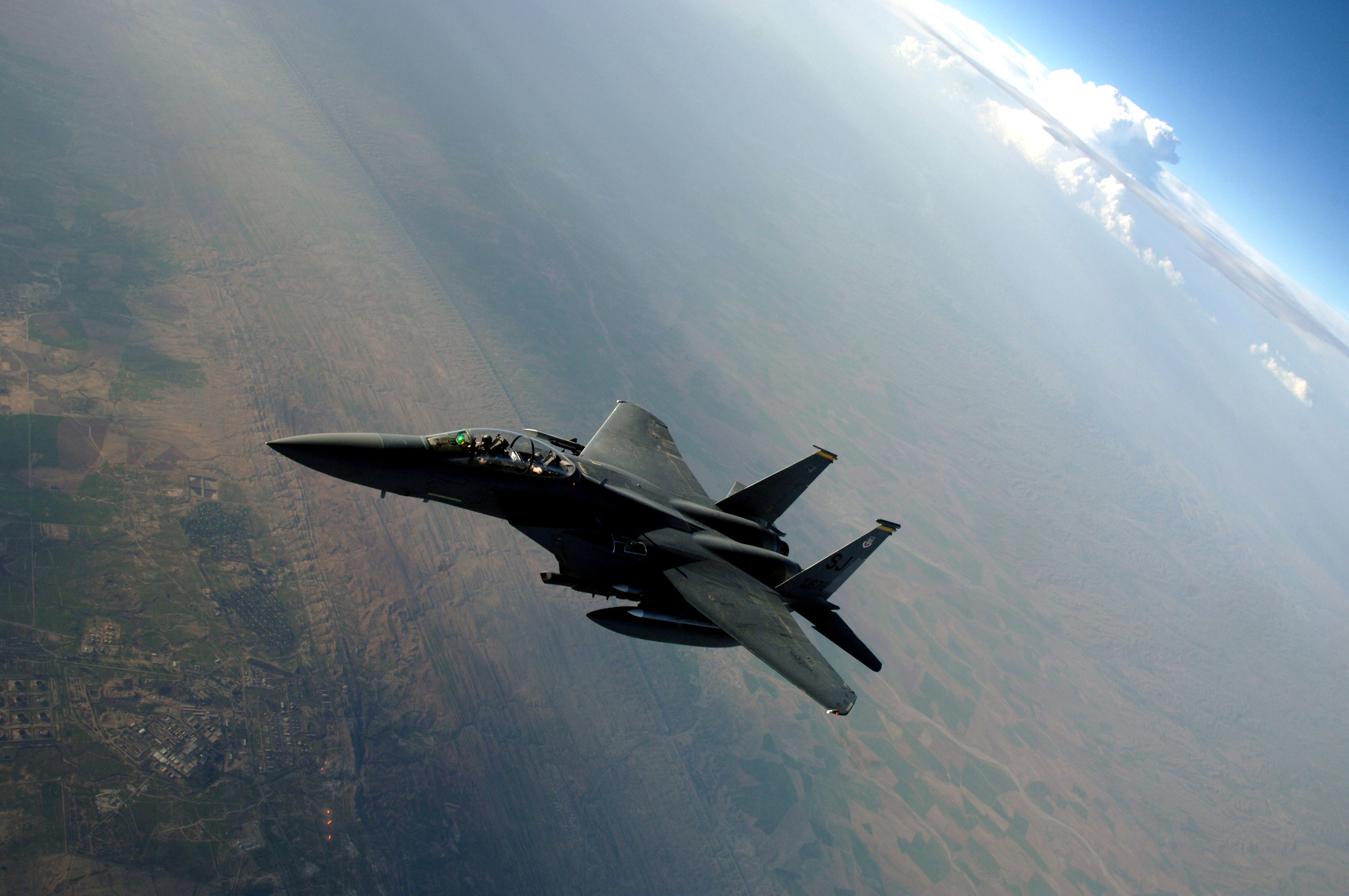 high-flying f-15 - MyConfinedSpace