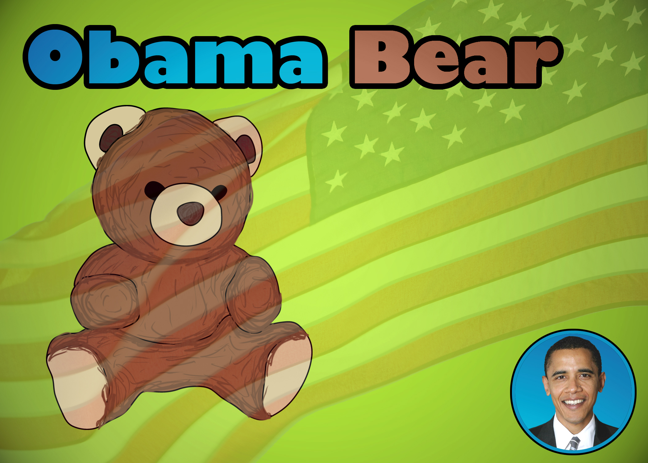 obama bear - MyConfinedSpace