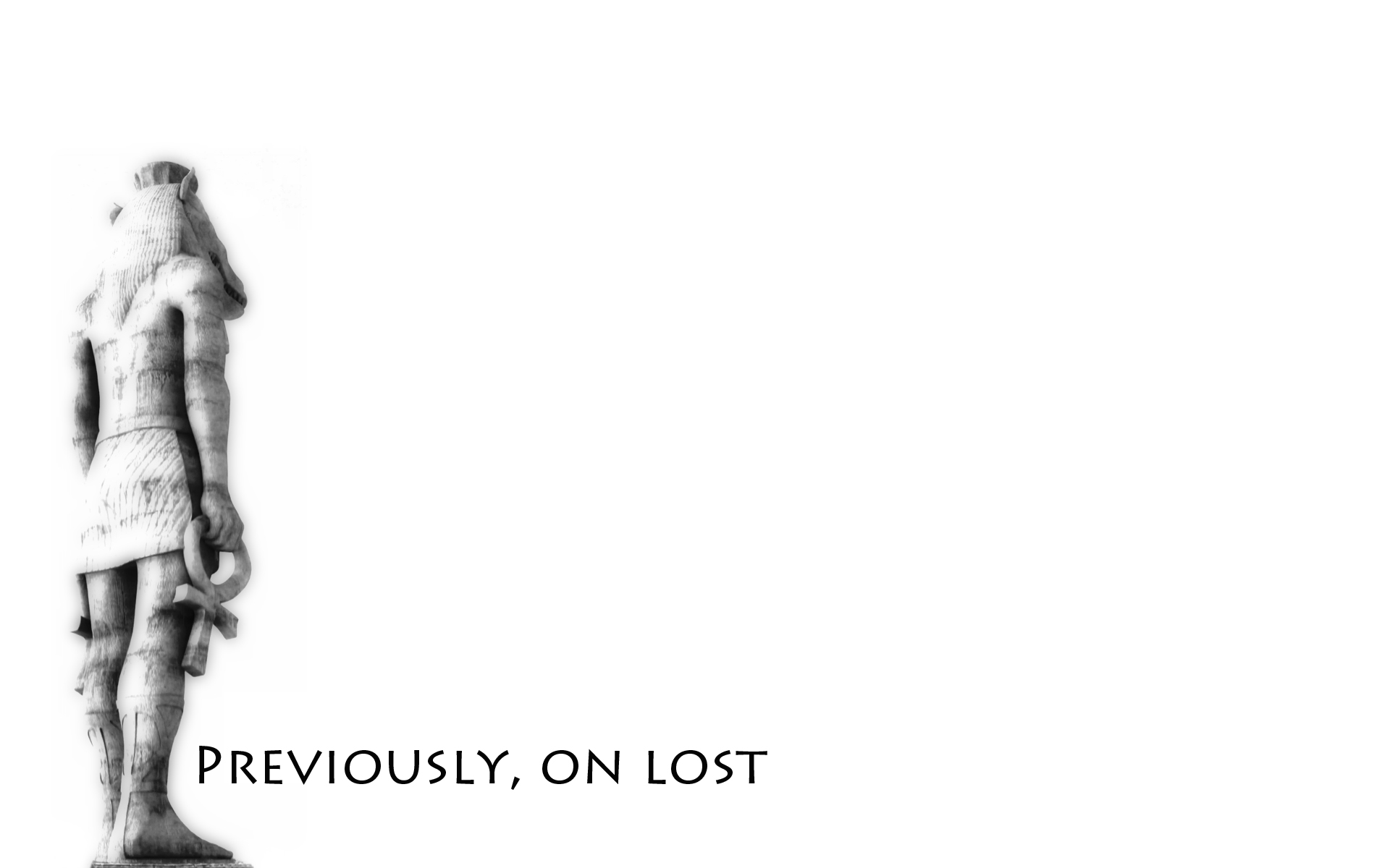 previously, on lost - MyConfinedSpace