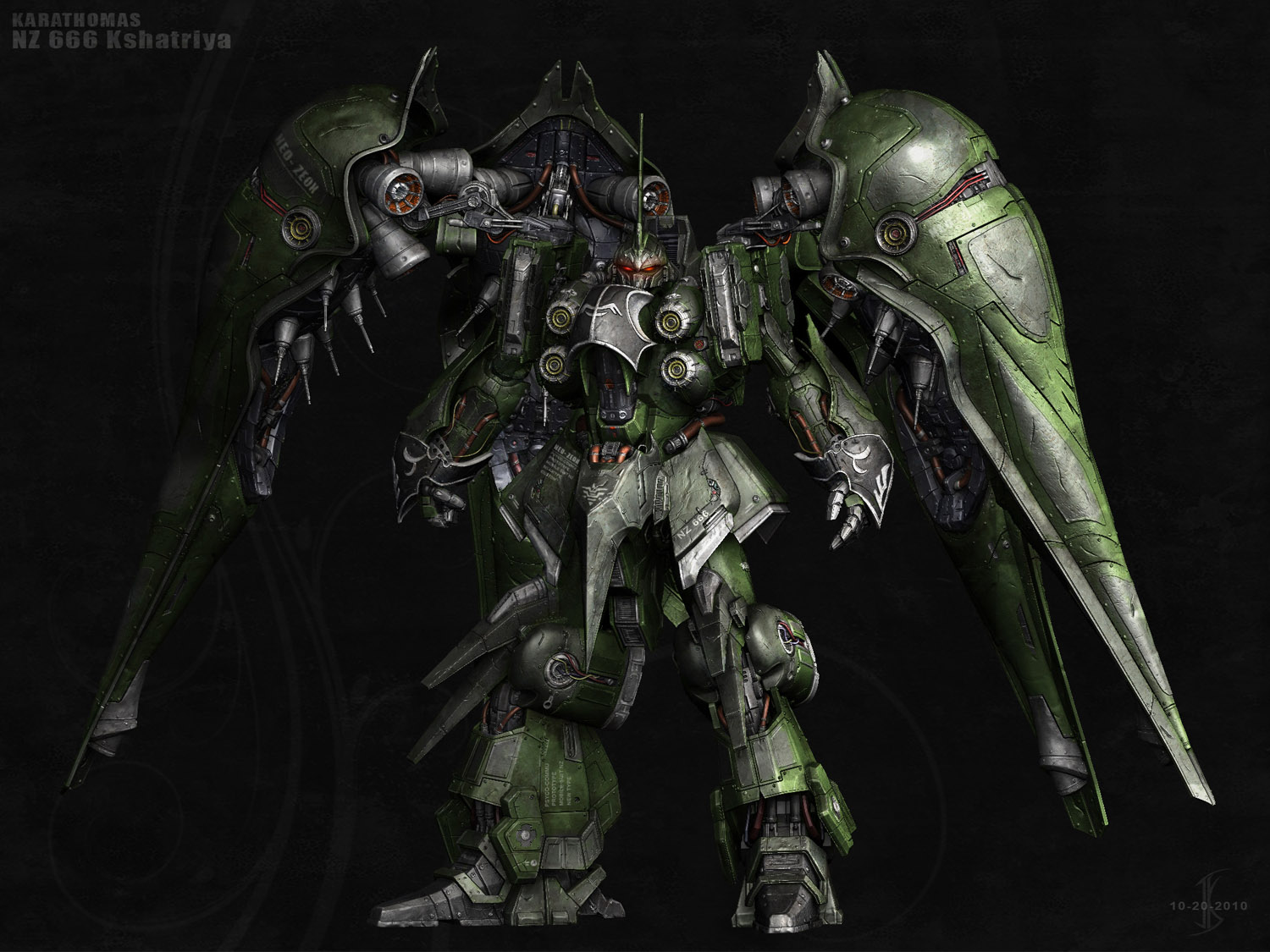 giant green robot - MyConfinedSpace
