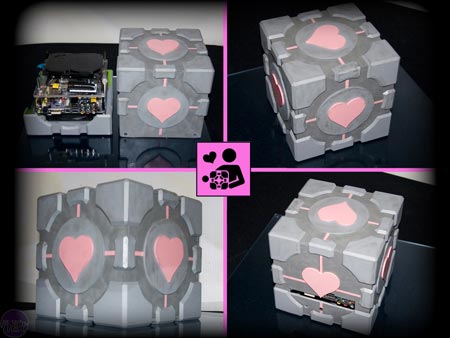 Companion Cube Case Mod - MyConfinedSpace