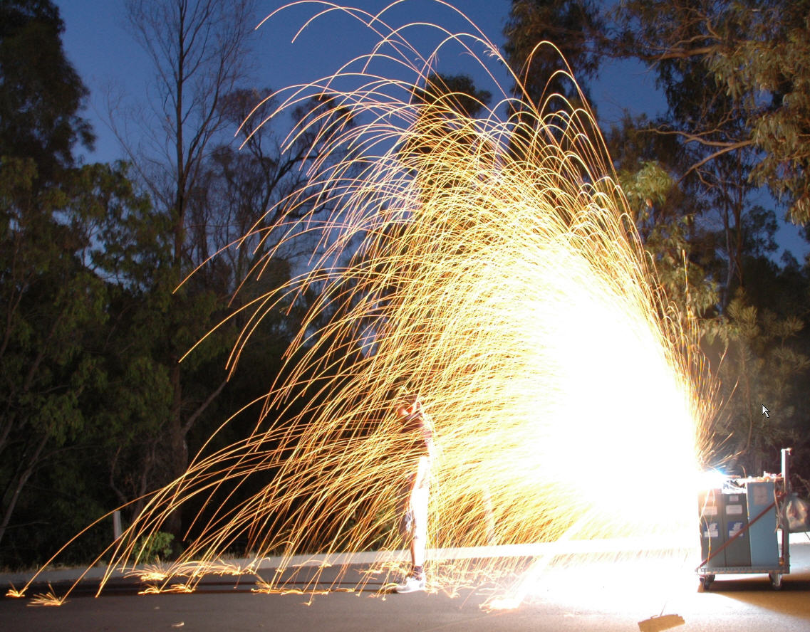 Exploding Steel Wool with Tesla Coils - MyConfinedSpace