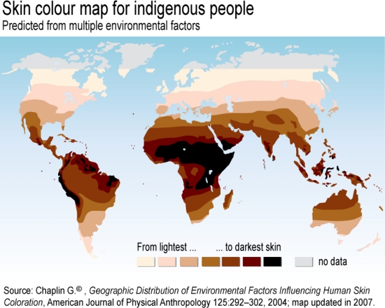 Indigenous Skin Colour Map - MyConfinedSpace