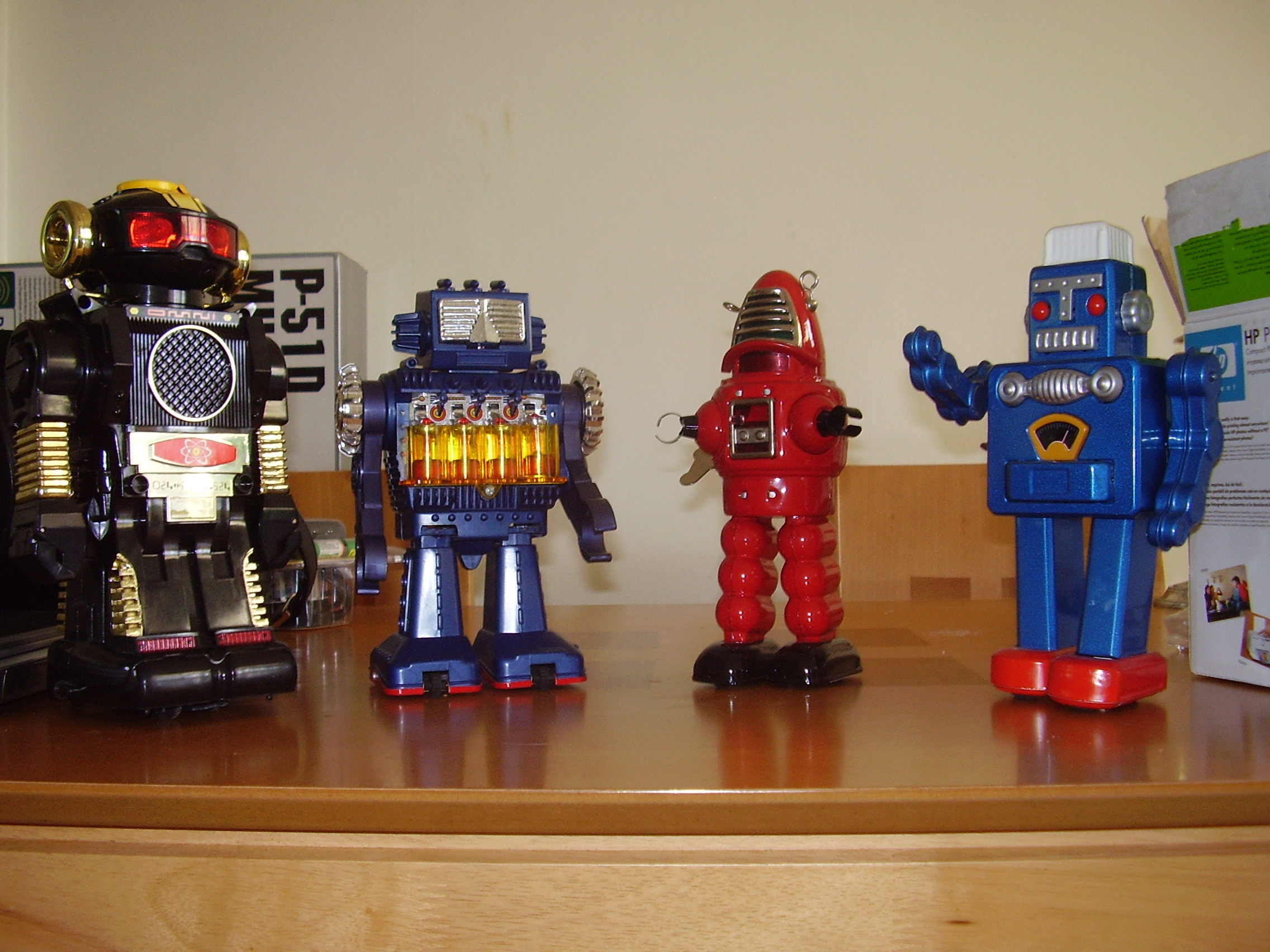 MCS Collections - Bright Green’s small robot collection - MyConfinedSpace