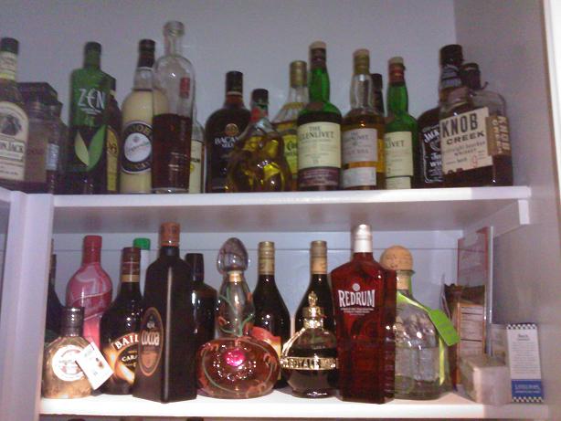Booze collection - MyConfinedSpace