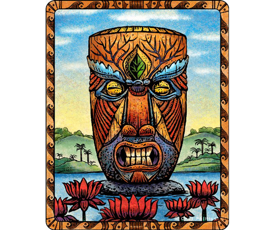 Tiki head - MyConfinedSpace