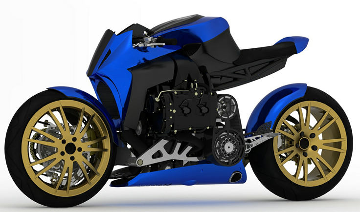 Kickboxer Diesel AWD Motorcycle - MyConfinedSpace MyConfinedSpace